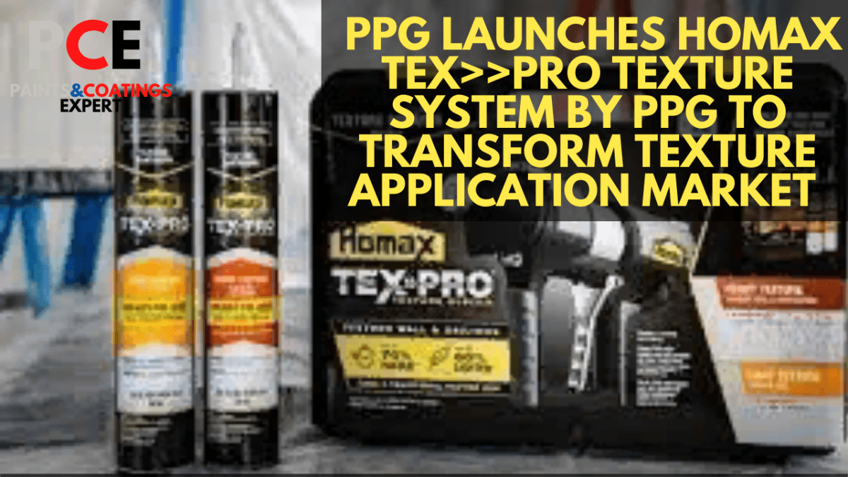 PPG launches HOMAX TEX>>PRO Texture System by PPG to transform texture ...