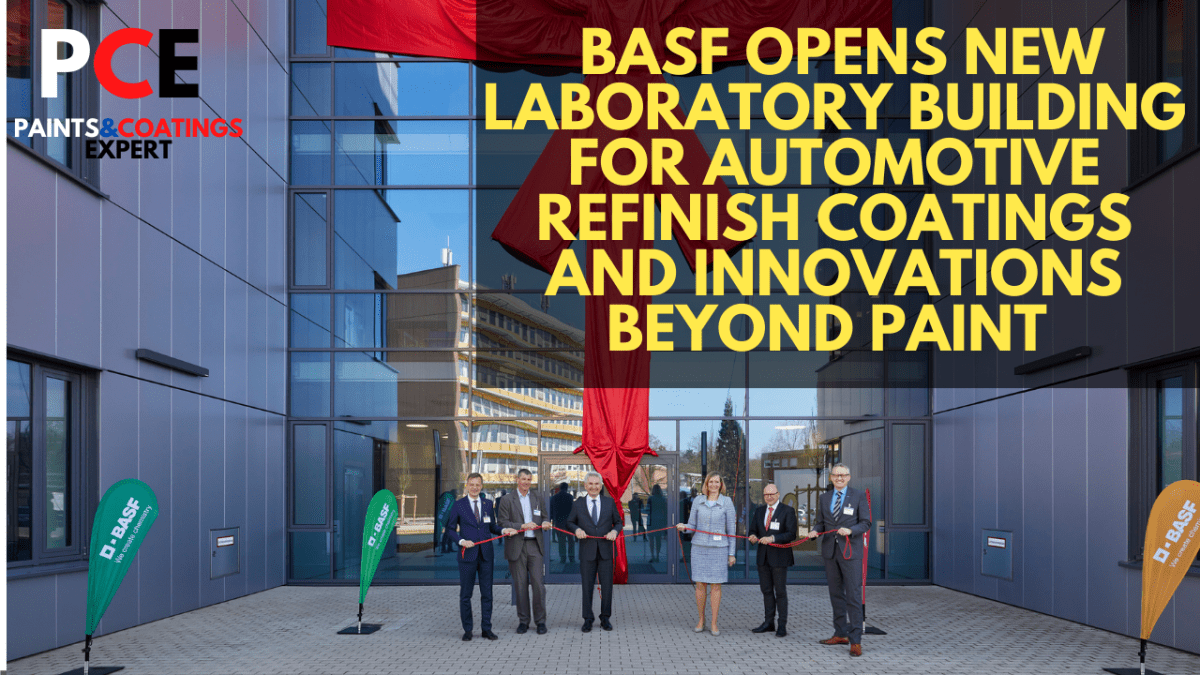 BASF opens new laboratory building for automotive refinish coatings and ...