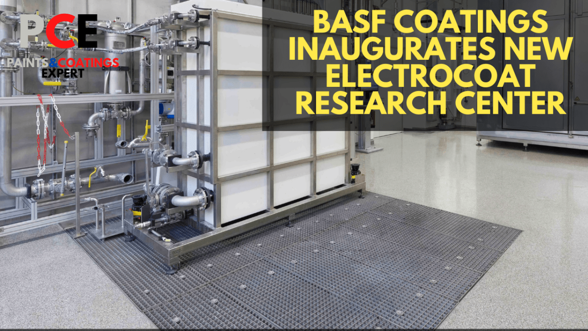 BASF Coatings inaugurates new electrocoat research center – Paints and ...