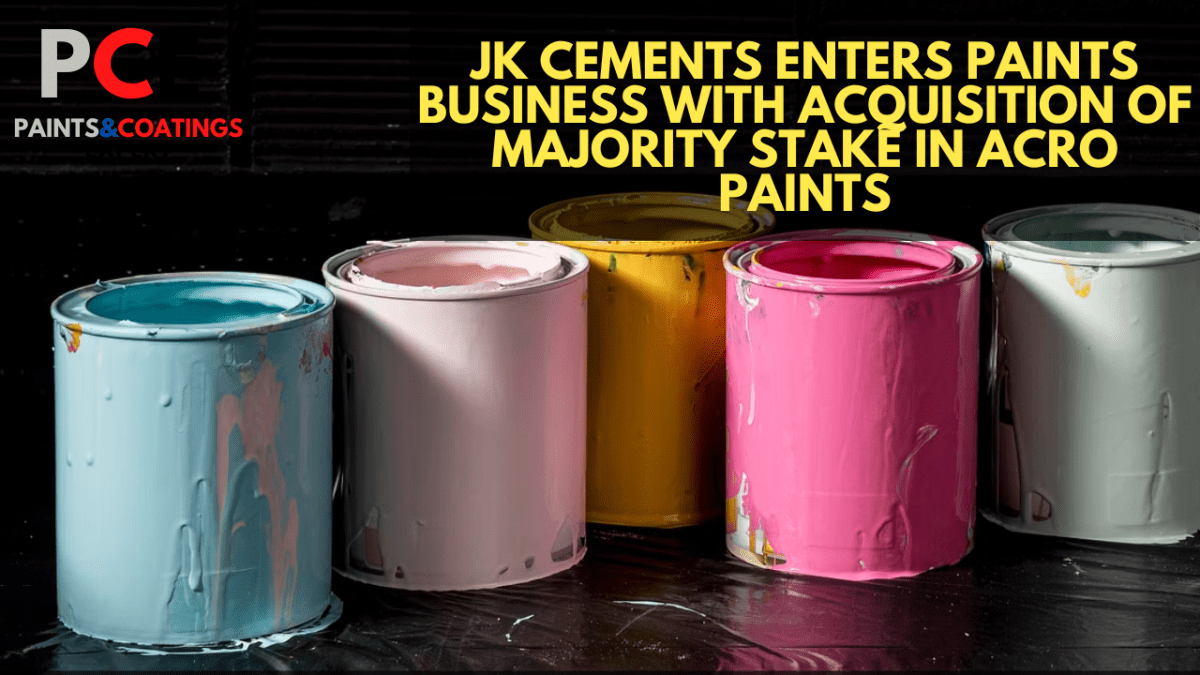 JK Cements enters paints business with acquisition of majority stake in ...
