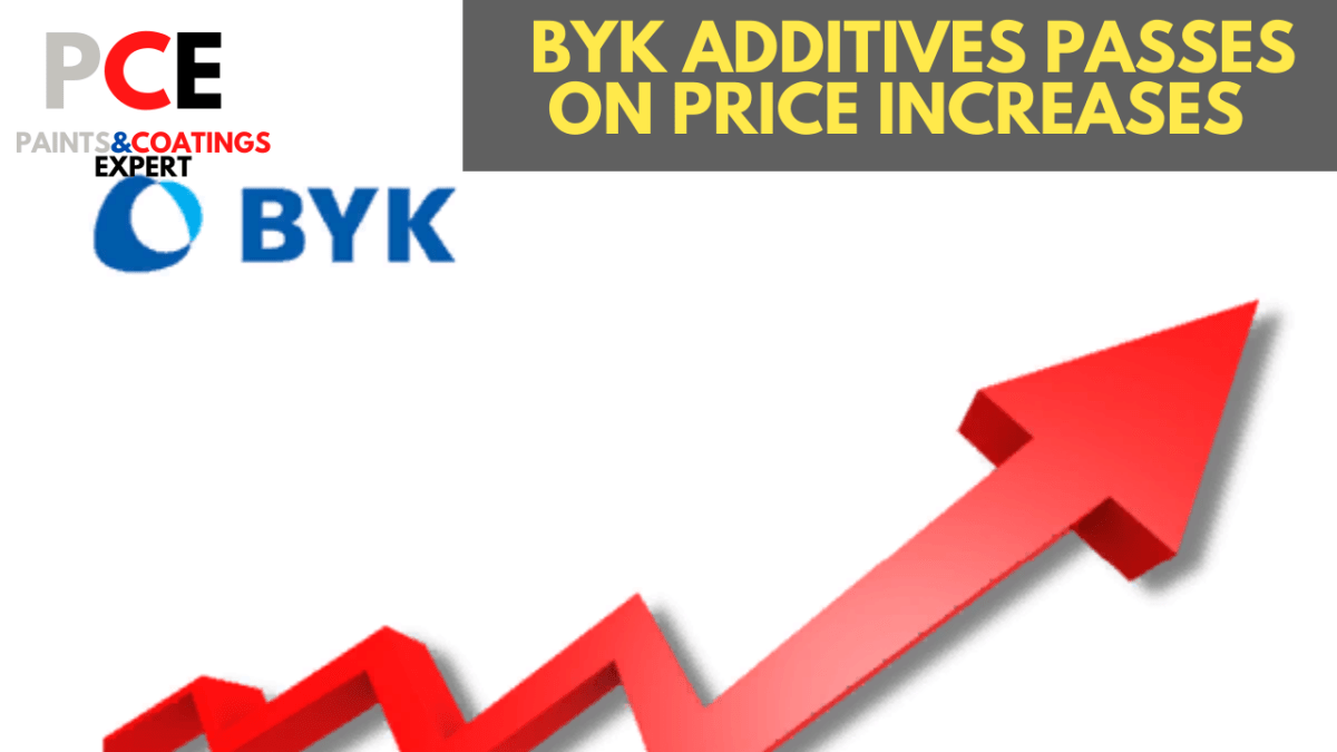 BYK Additives passes on price increases – Paints and Coatings Expert