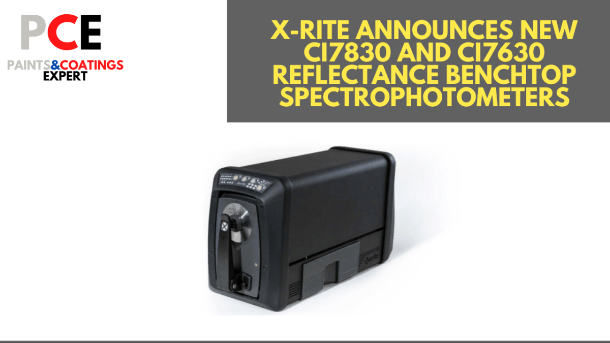 X-Rite Announces New Ci7830 and Ci7630 Reflectance Benchtop ...